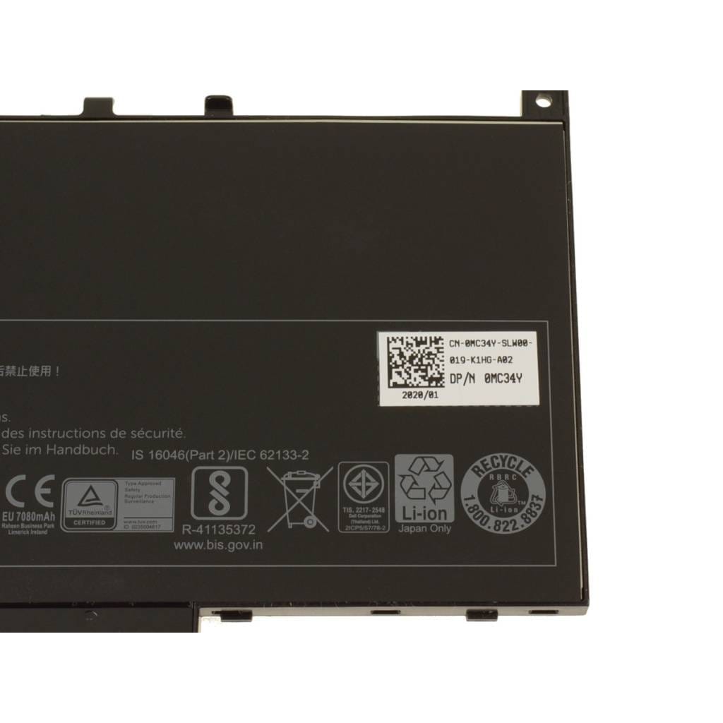 Genuine DELL OEM Lithium-Ion battery for the Dell Latitude E7470 Laptop ...