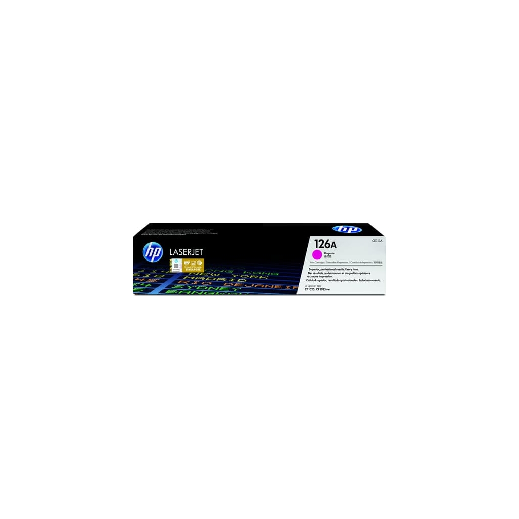 HP 126A LASERJET CP1025 MAGENTA PRINT TONER CARTRTRIDGE PRINTS ...