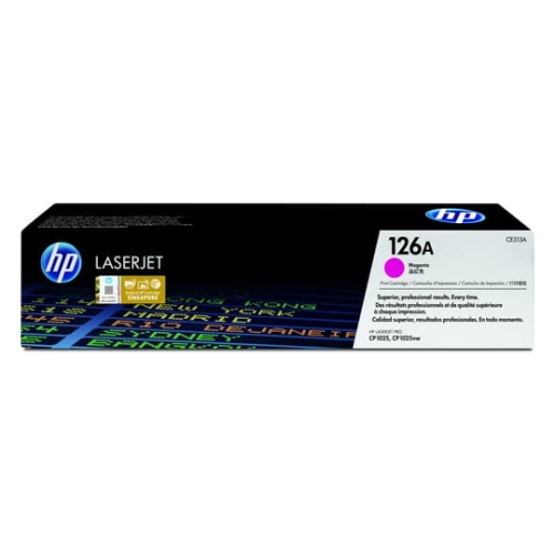 HP 126A LASERJET CP1025 MAGENTA PRINT TONER CARTRTRIDGE PRINTS ...
