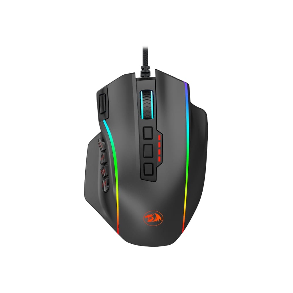 REDRAGON PERDICTION 4 12400DPI RGB MMO Ergo Gaming Mouse – Black ...