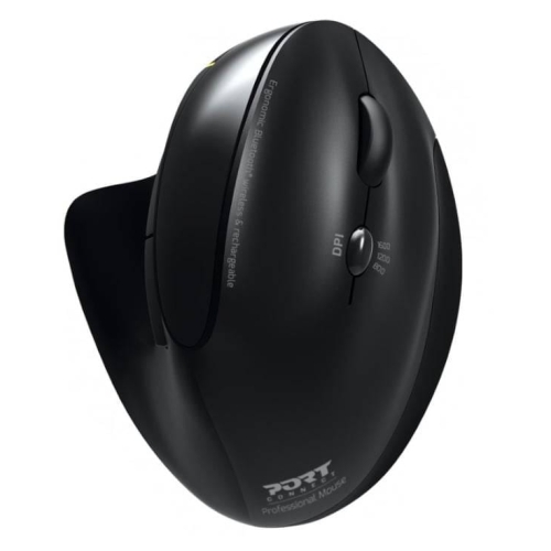 Port Connect Wireless Rechargeable Ergonoc Mouse Bluetooth – Black ...