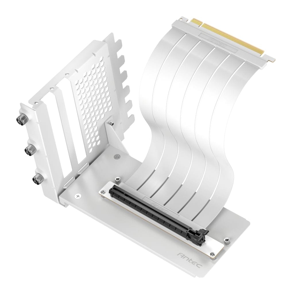 Antec RTX40 PCIe4.0 Riser Cable Vertical Bracket Kit – White ...