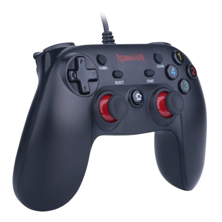 REDRAGON SATURN Wired X/D-input(Digital/Analog) PC Controller Black ...
