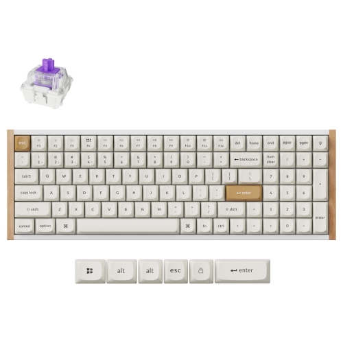 Keychron K4 HE 96% Magnetic Switch Hot-Swap RGB Wireless Keyboard ...