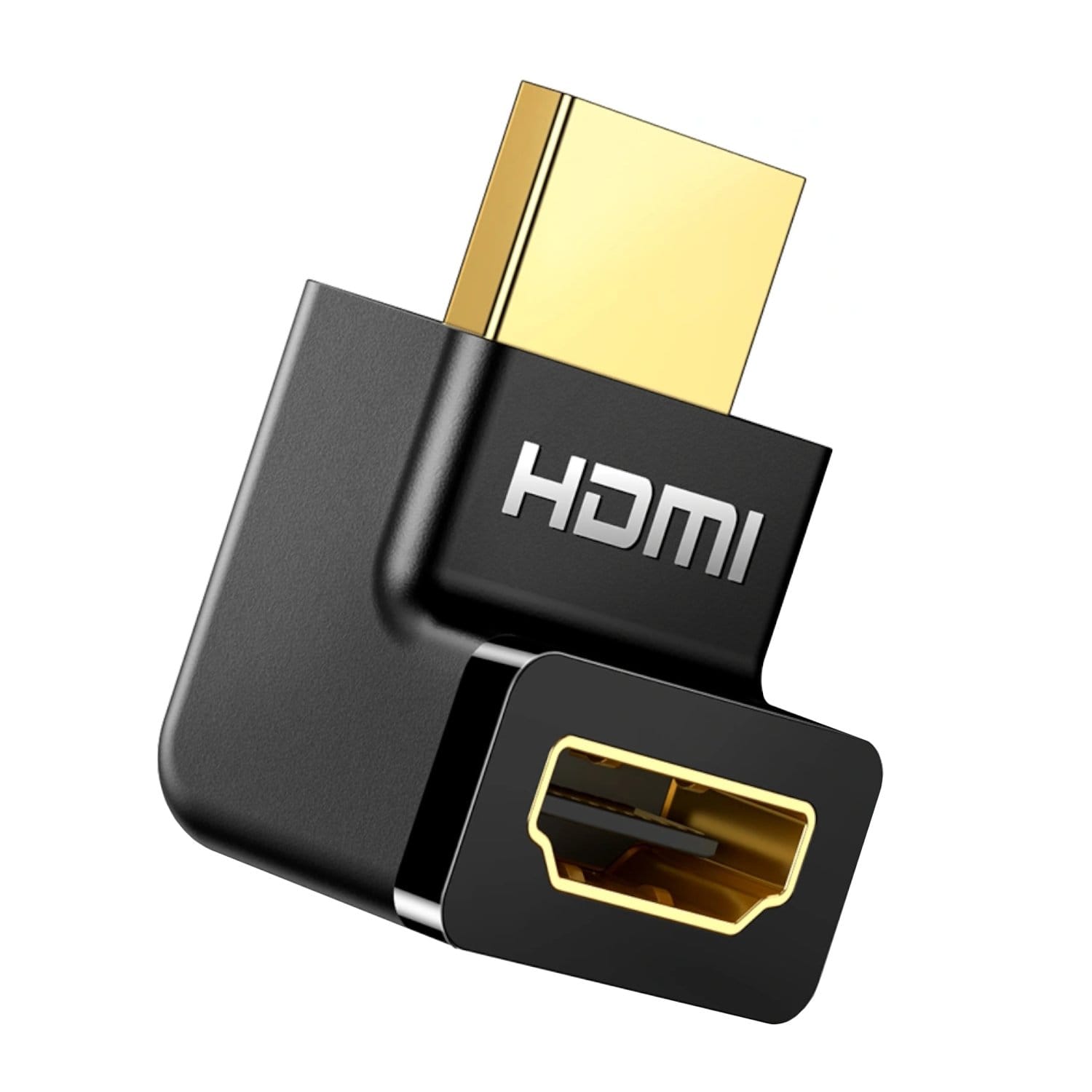 UGreen HD112 HDMI 4K Male to Female Up-angled Connector – Black ...