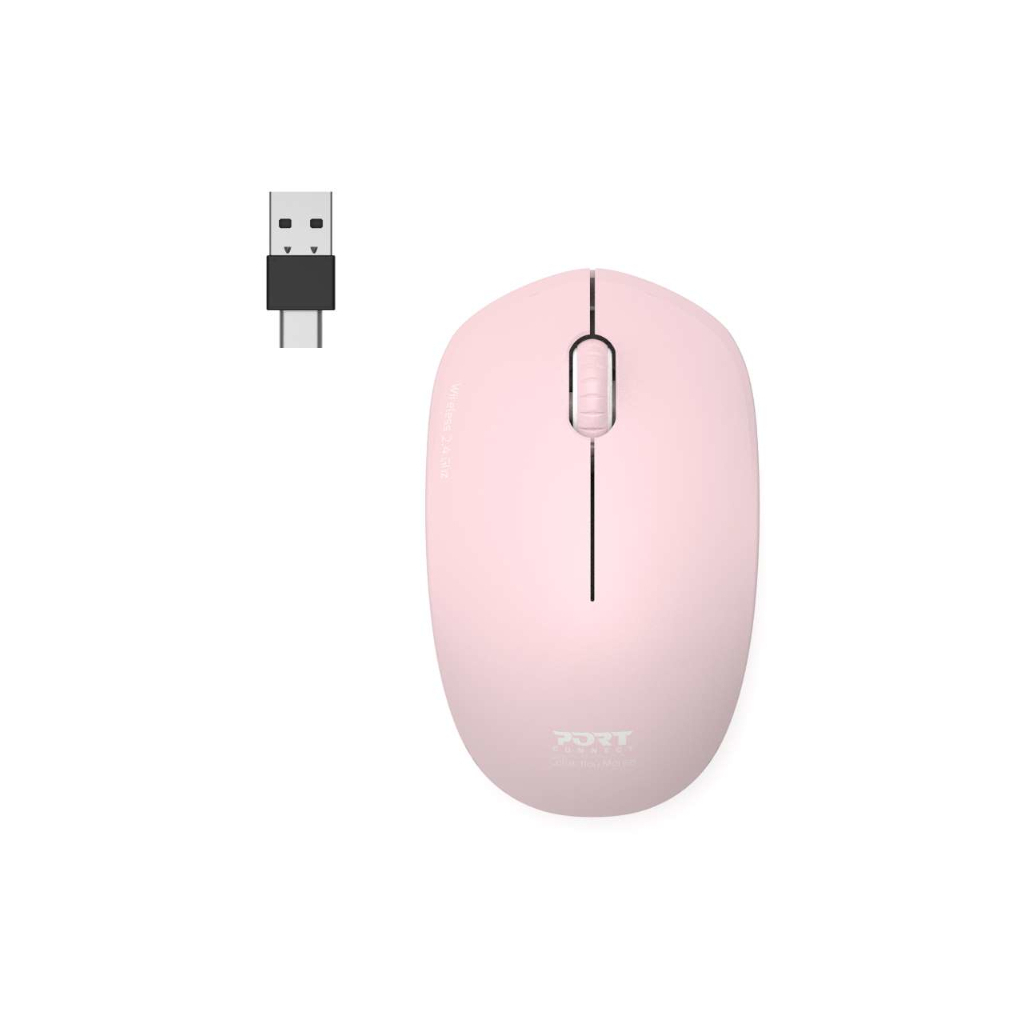 Port Connect MOUSE COLLECTION II WIRELESS Blush - Computech-Solutions