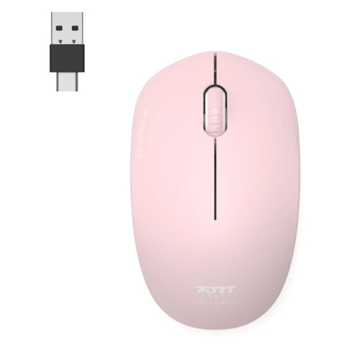 Port Connect MOUSE COLLECTION II WIRELESS Blush - Computech-Solutions