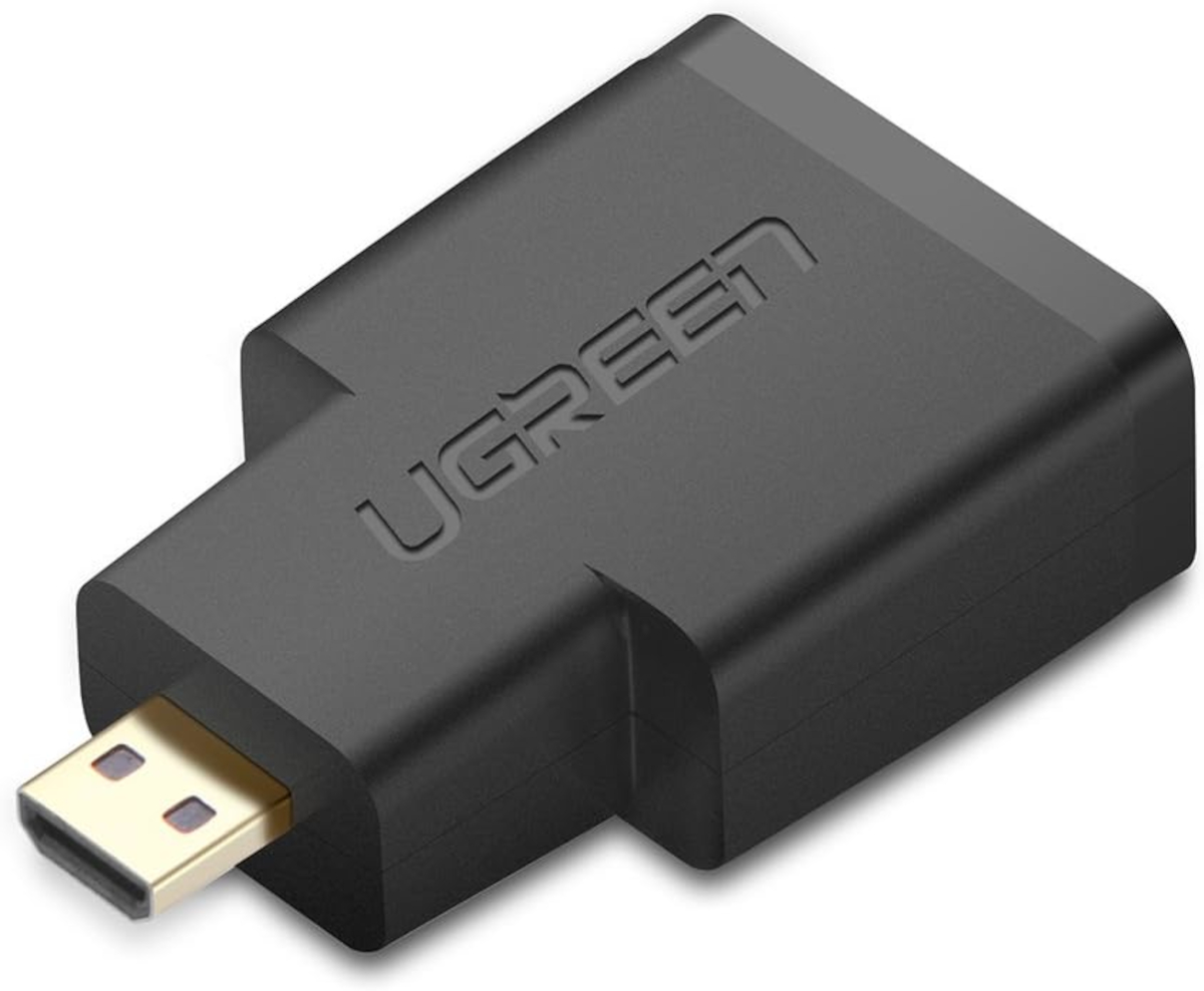 UGreen Micro HDMI Male to HDMI Female Adapter – Black - Computech-Solutions
