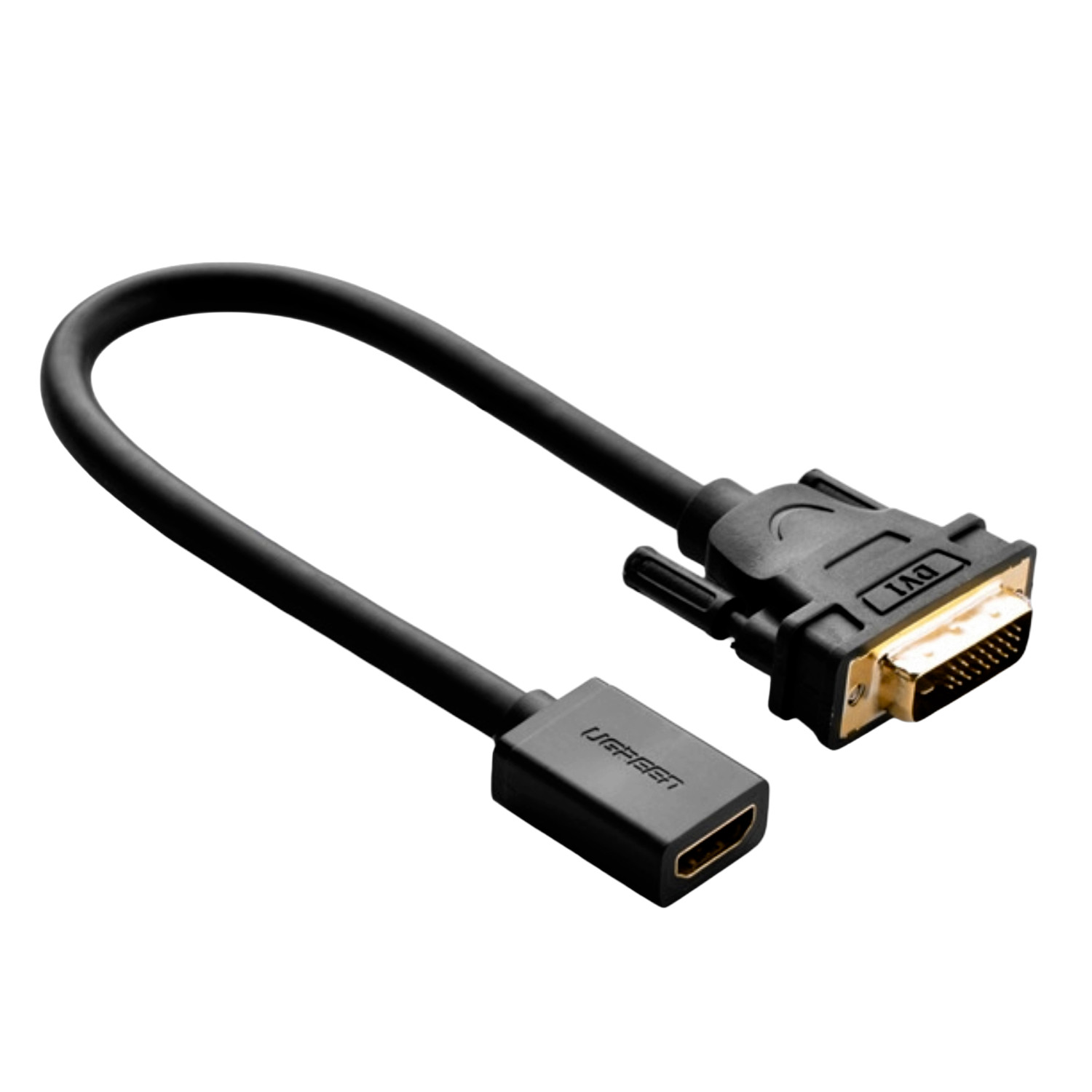 UGreen DVI to HDMI Cable Adapter 15cm | Male to Female | 1080p Full HD ...