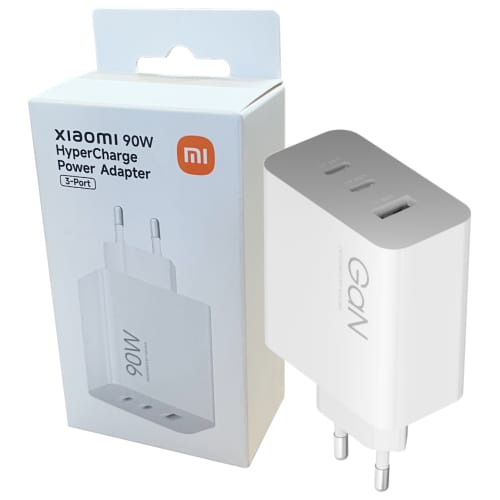 Xiaomi 90W HyperCharge 3-Port Fast Charger – White - Computech-Solutions