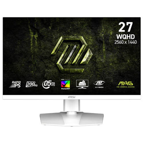 MSI MAG 274QRFW E20 27″ WQHD 200Hz IPS Gaming Monitor – White ...