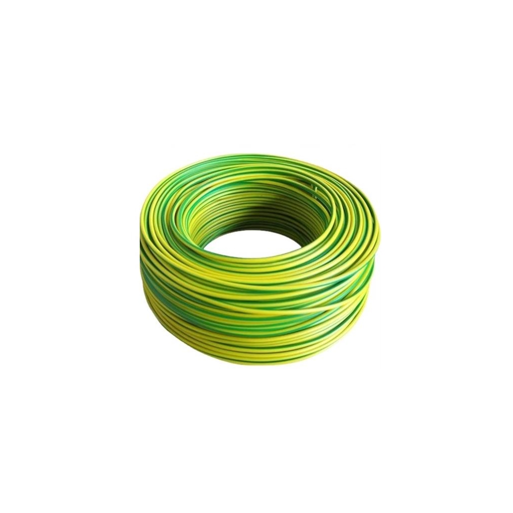 Solarix 6mm² Yellow 7 Green Earth Wire 100 Metre Roll - Computech-Solutions