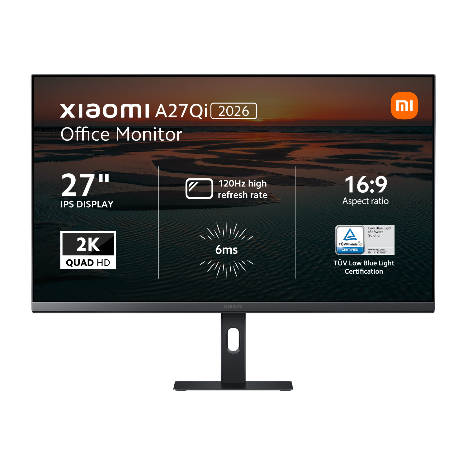 Xiaomi A27Qi 2026 27″ inch 120Hz 2K IPS Office Monitor - Computech ...